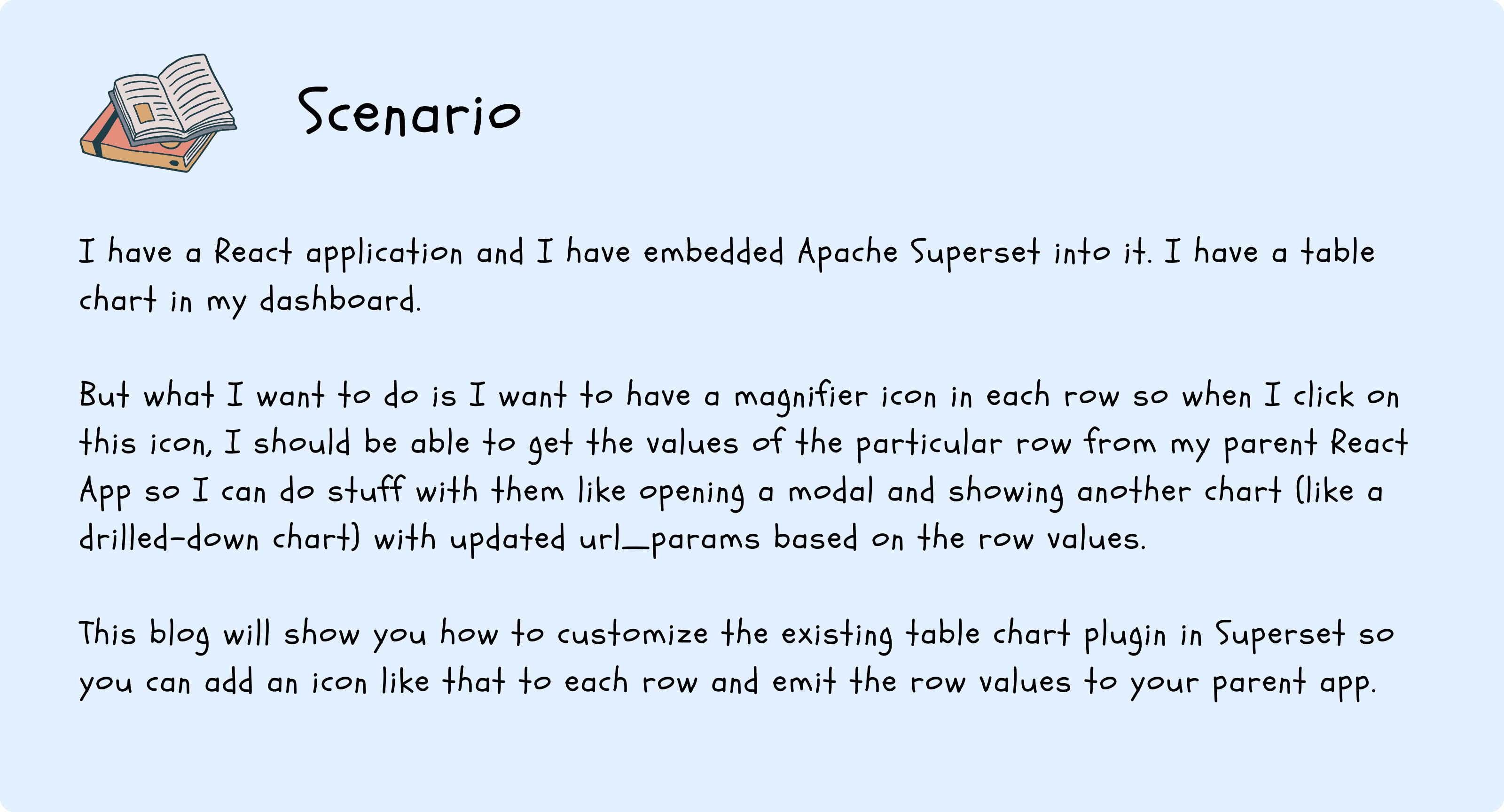 Customizing the Table Chart Plugin in Apache Superset