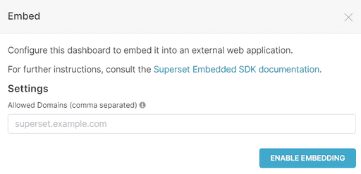 Tackling on Embedding Apache Superset to your React app
