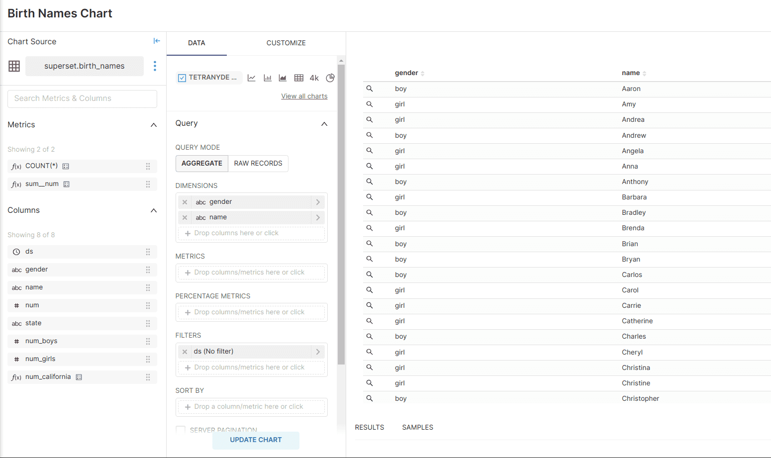 Customizing the Table Chart Plugin in Apache Superset